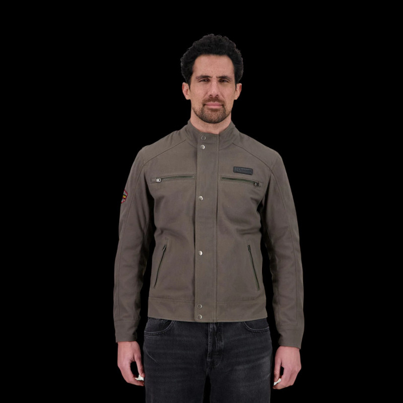 24h Le Mans Jacke Steve McQueen Canvas Motor Olivgrün SQ251KS501-324