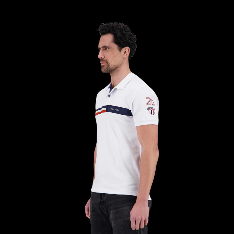 Steve McQueen Polo 24h Le Mans White - mens SQ251POM01-000