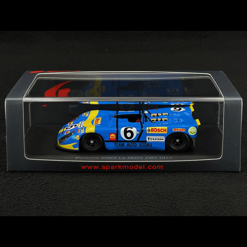 Porsche 908/2 n° 6 24h Le Mans 1972 1/43 Spark S9775