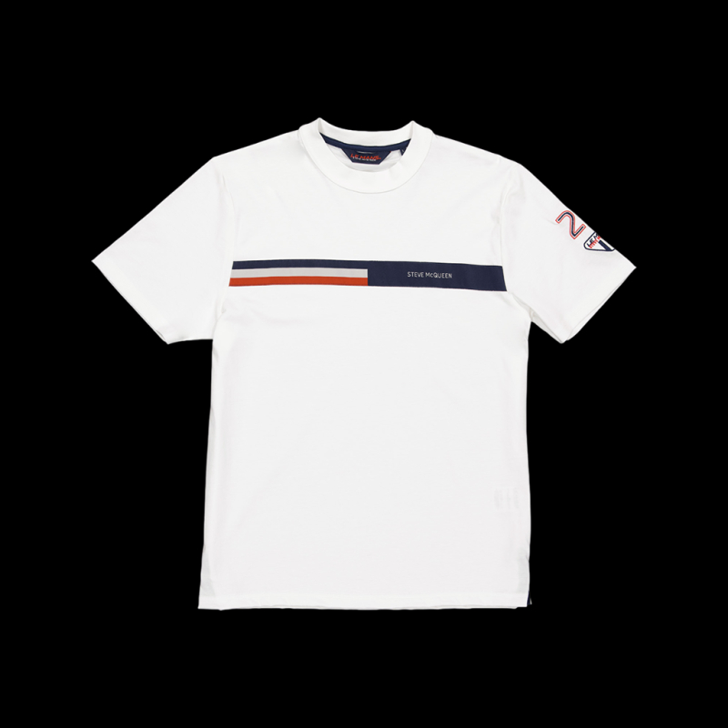 Steve McQueen T-shirt 24h Le Mans Racing White SQ251TSM01-000 - men