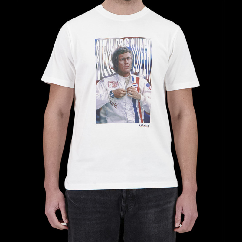 Steve McQueen T-shirt 24h Le Mans White SQ251TSM04-000 - men