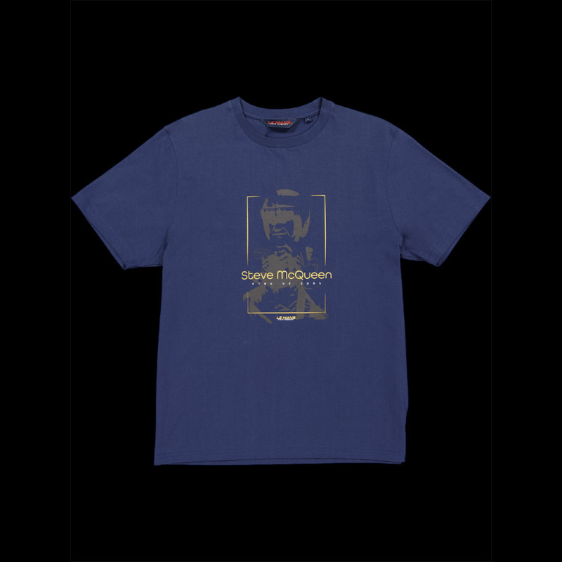 Steve McQueen T-shirt 24h Le Mans Navy Blue SQ251TSM07-100 - men