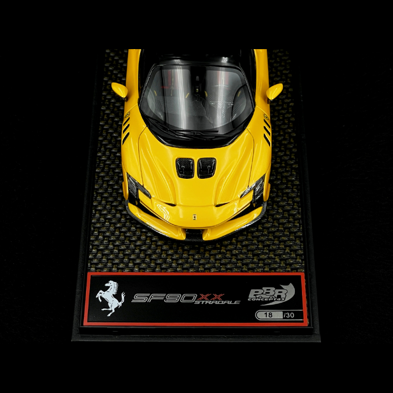 Ferrari SF90 XX Stradale 2024 Yellow Giallo Tristrato 1/43 BBR Models ...