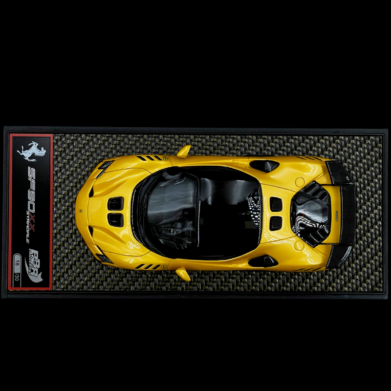 Ferrari SF90 XX Stradale 2024 Yellow Giallo Tristrato 1/43 BBR Models ...