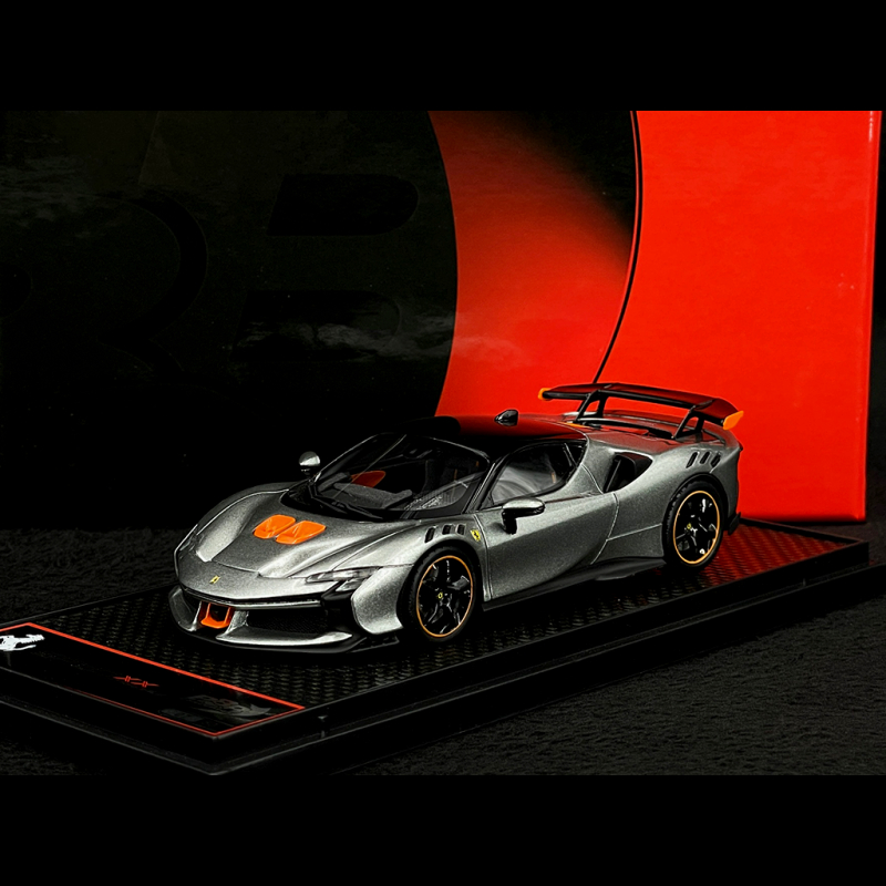 Ferrari SF90 XX Stradale 2024 Grey Grigio Competizione 1/43 BBR Models ...