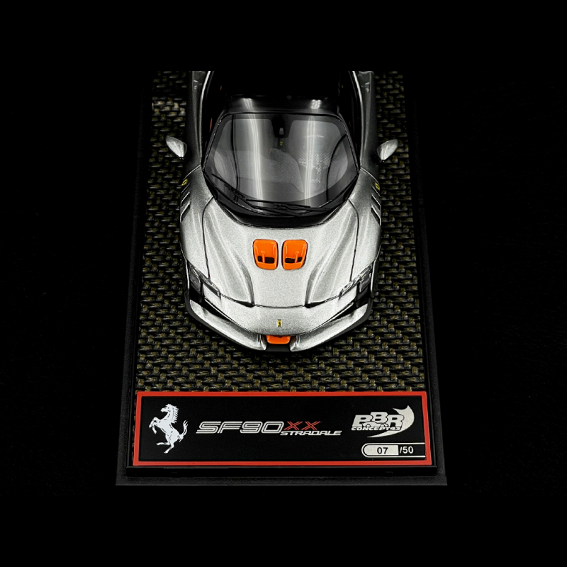 Ferrari SF90 XX Stradale 2024 Grey Grigio Competizione 1/43 BBR Models ...