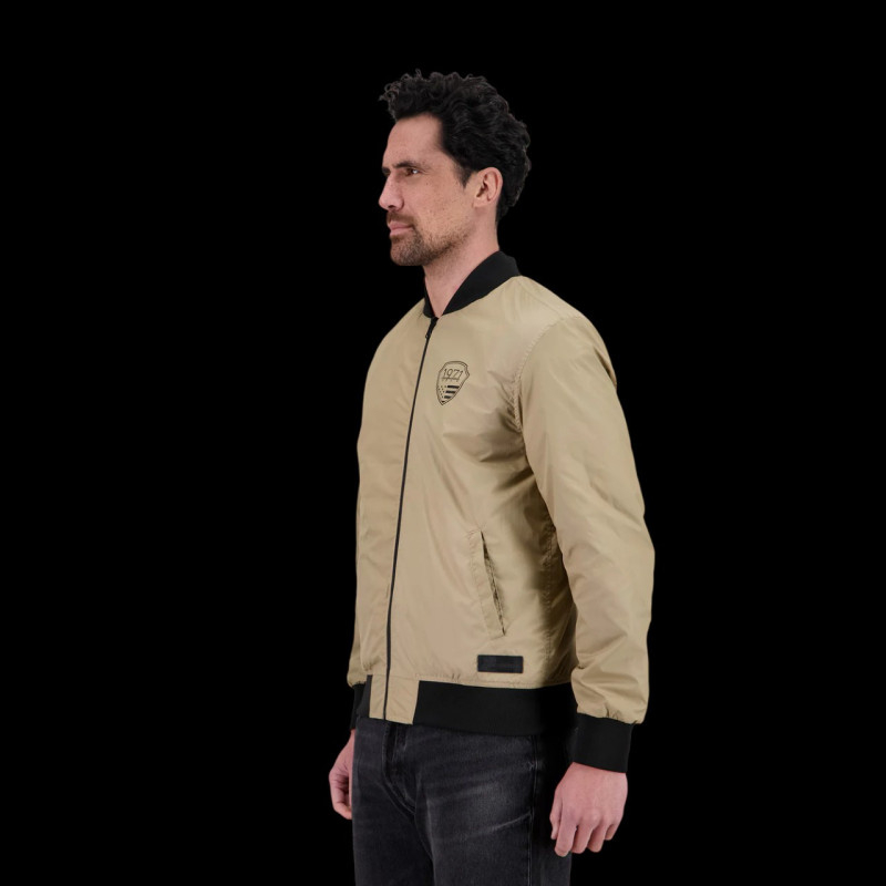 Steve McQueen Jacket 24h Le Mans Reversible Bomber Speed Black / Beige ...