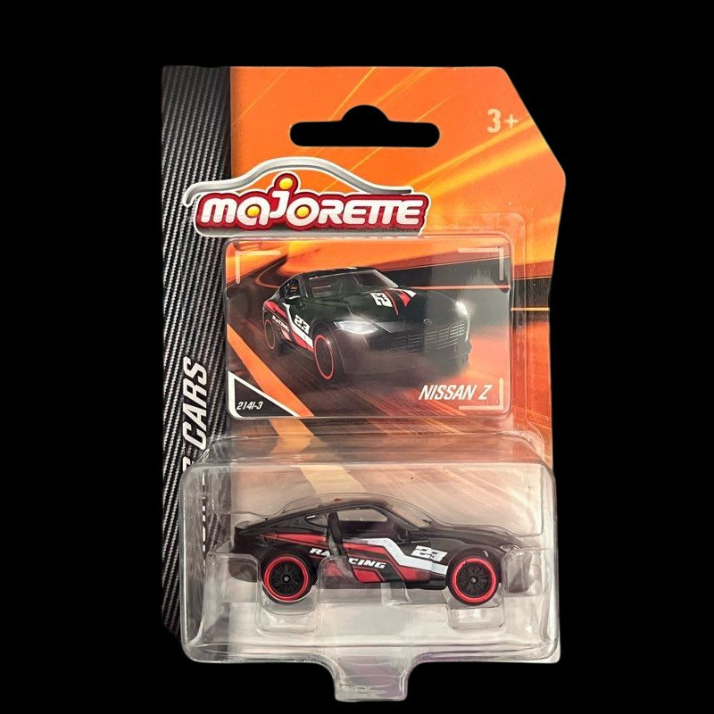 Nissan Z 214I-3 Black / White / Red Racing Cars 1/59 Majorette 212084009