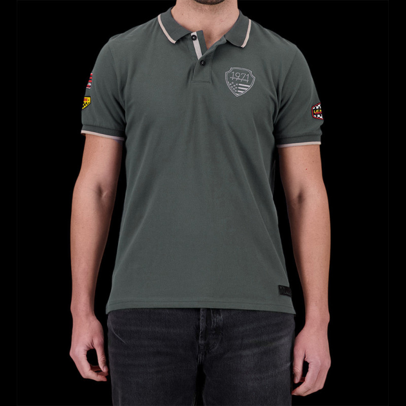 Steve McQueen Poloshirt 24h Le Mans Speed Grey SQ251POM06-105 - men