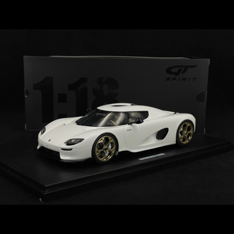 Koenigsegg CC850 2024 Crystal White 1/18 GT Spirit GT903
