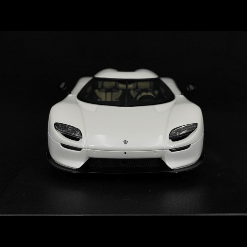 Koenigsegg CC850 2024 Crystal White 1/18 GT Spirit GT903