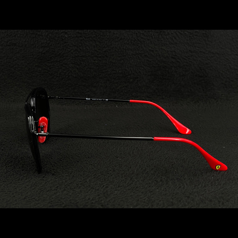 Ferrari Sunglasses Ray-Ban F1 Team Leclerc / Hamilton Black / Red L7950