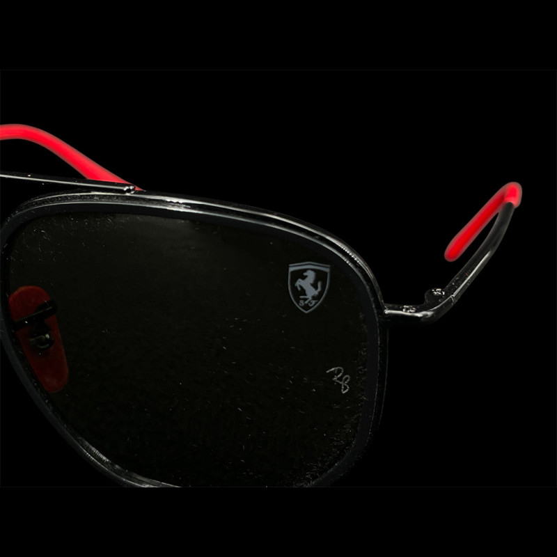 Ferrari Sunglasses Ray-Ban F1 Team Leclerc / Hamilton Black / Red L7950