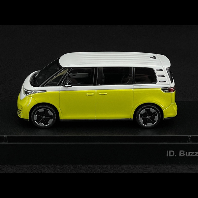 Volkswagen VW ID.Buzz Minibus 2023 Lime Yellow / Candy White 1/43 ...