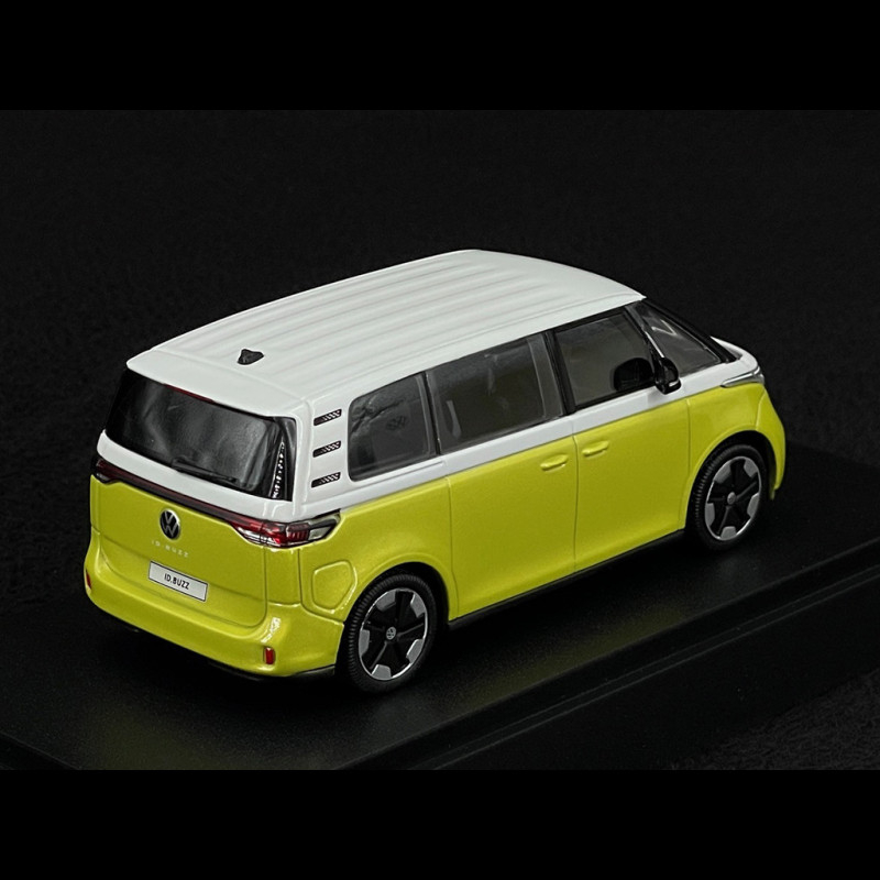 Volkswagen VW ID.Buzz Minibus 2023 Lime Yellow / Candy White 1/43 ...