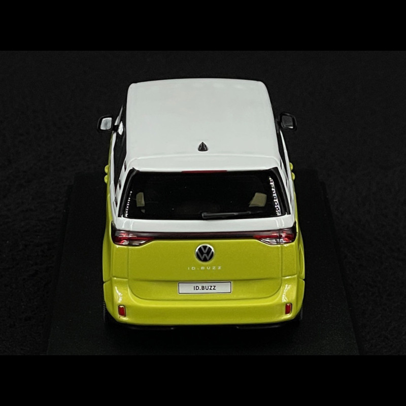Volkswagen VW ID.Buzz Minibus 2023 Lime Yellow / Candy White 1/43 ...