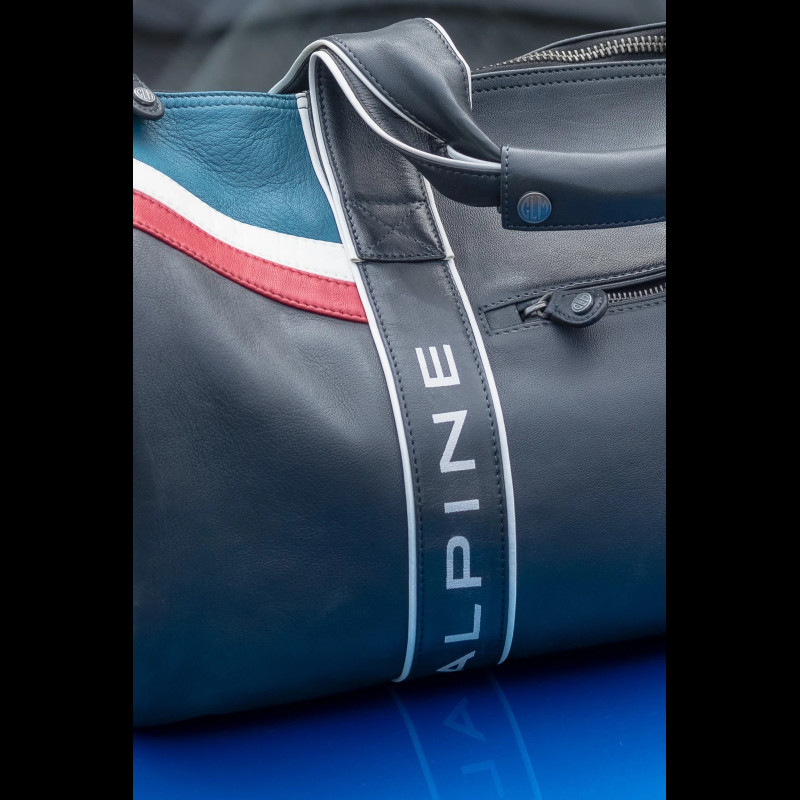 Sport Bag Leather Alpine A424 Navy Blue 27682-1000