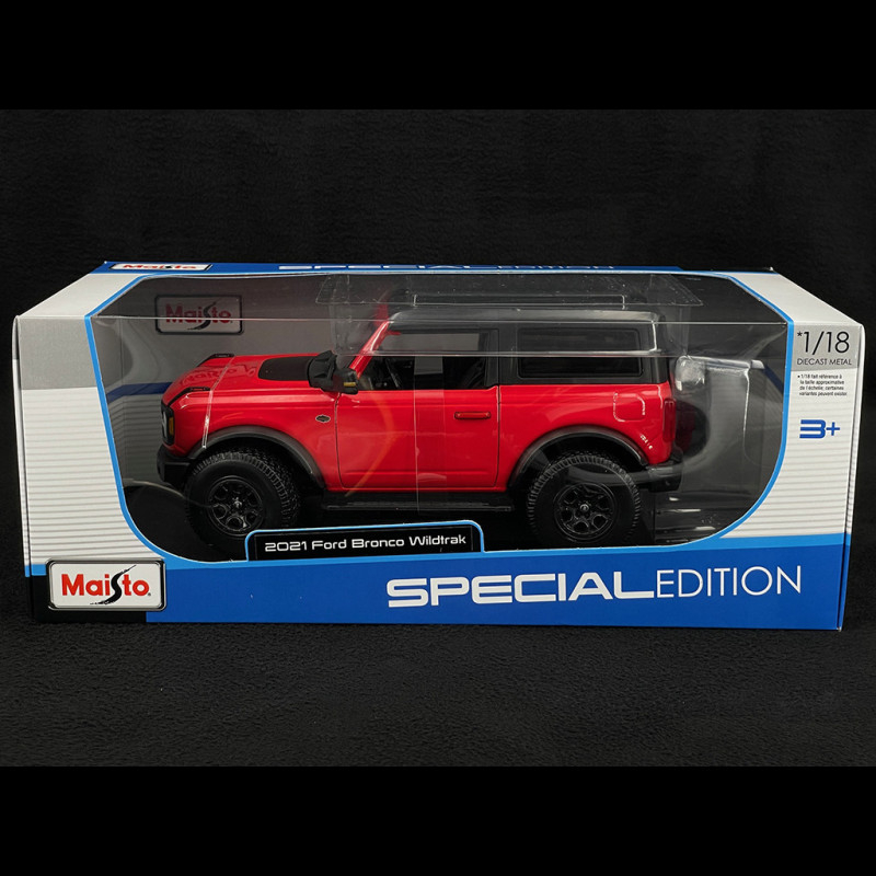 Ford Bronco Wildtrak 2021 Red 1/18 Maisto 31456R