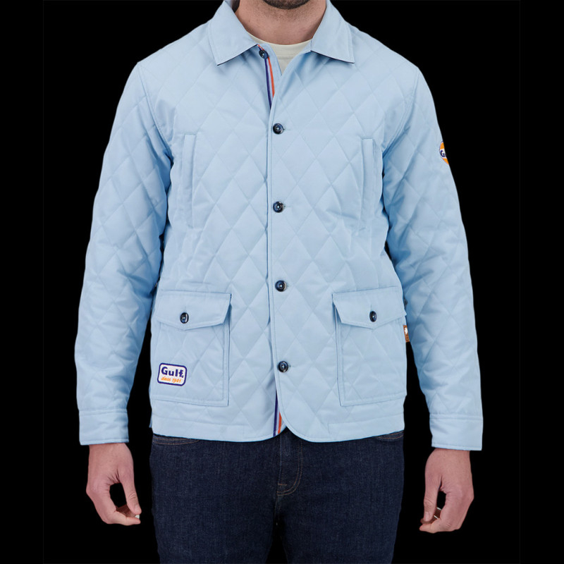 Gulf Quilted Jacket Light Blue GU251JAM02-125 - men