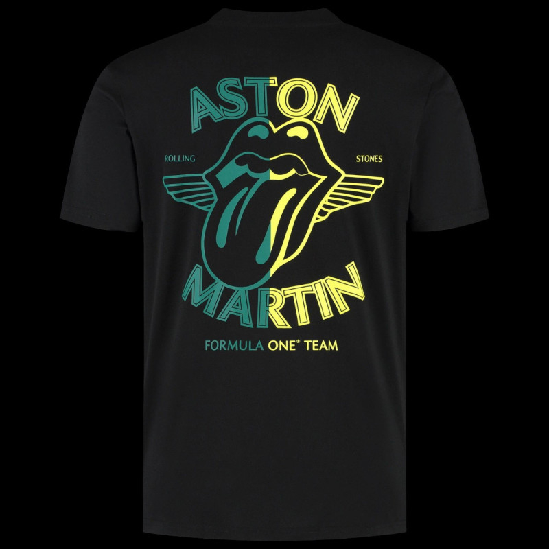 Aston Martin F1 x Rolling Stones Men’s T-Shirt Black 701235917001