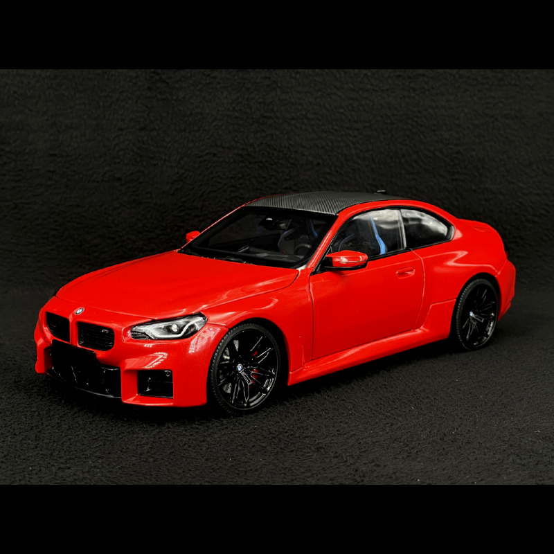 BMW M2 G87 2023 Red Metallic 1:18 Minichamps 110023120