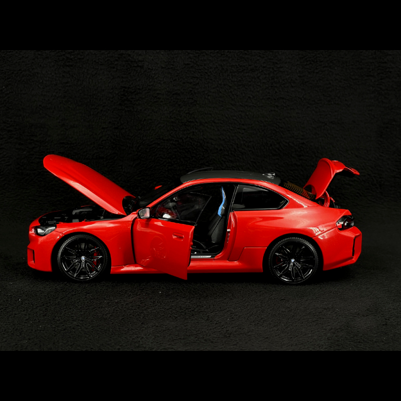 BMW M2 G87 2023 Red Metallic 1:18 Minichamps 110023120