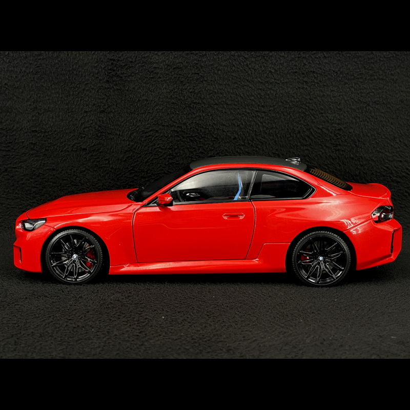 BMW M2 G87 2023 Red Metallic 1:18 Minichamps 110023120
