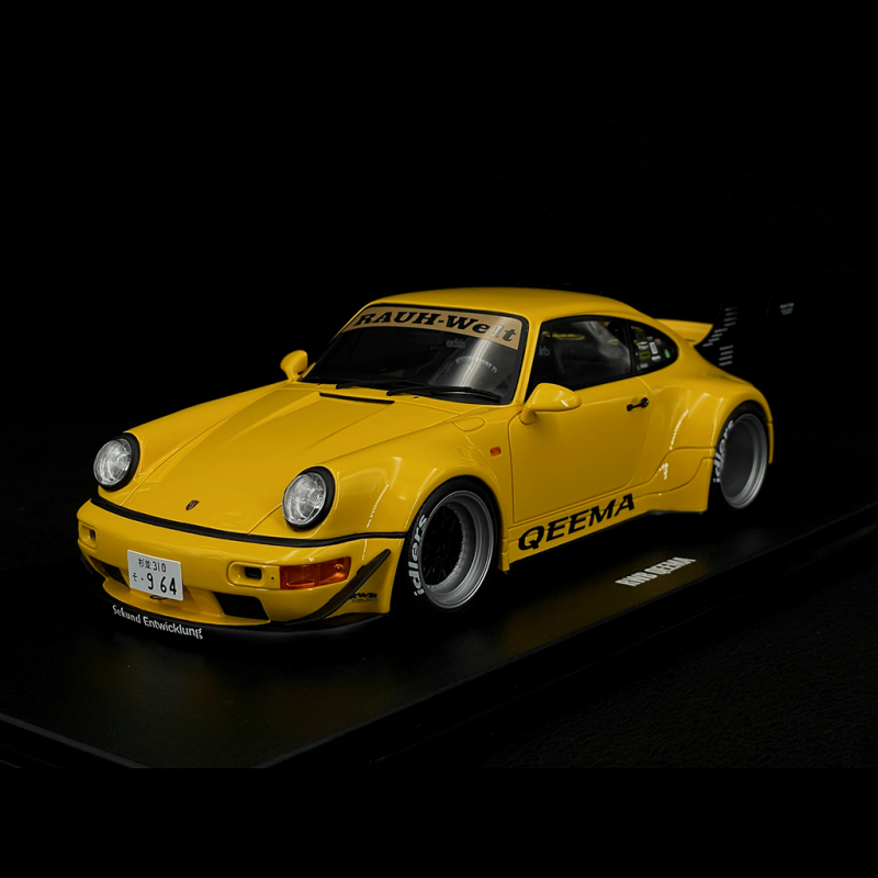 Porsche 911 RWB Qeema Type 964 2024 Jaune 1/18 GT Spirit GT492