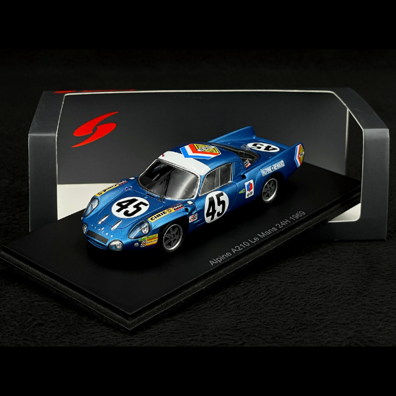 Bob Wollek Alpine A210 n° 45 24h Le Mans 1969 1/43 Spark S5694