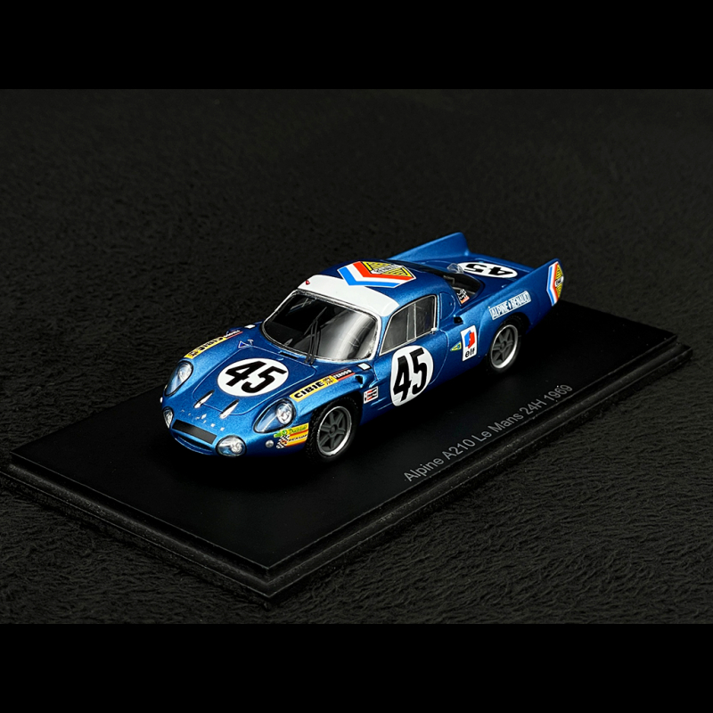 Bob Wollek Alpine A210 n° 45 24h Le Mans 1969 1/43 Spark S5694