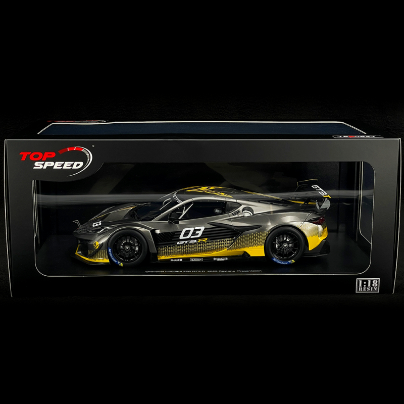 Chevrolet Corvette C8 Z06 GT3 R 2023 Daytona Présentation 1/18 Top ...