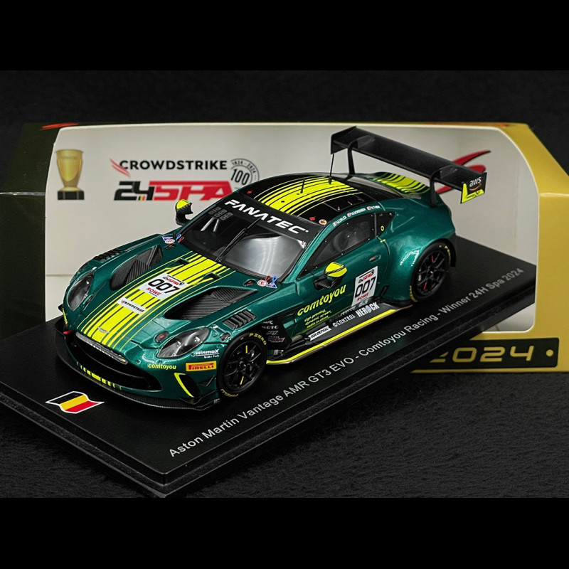 Aston Martin Vantage AMR GT3 EVO n° 007 Sieger 24h Spa 2024 1/43 Spark ...