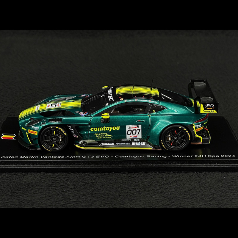 Aston Martin Vantage AMR GT3 EVO n° 007 Sieger 24h Spa 2024 1/43 Spark ...