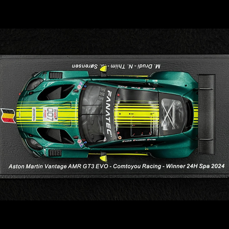 Aston Martin Vantage AMR GT3 EVO n° 007 Sieger 24h Spa 2024 1/43 Spark ...