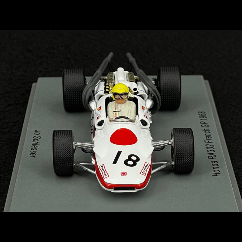 Jo Schlesser Honda RA302 n° 18 GP France F1 1968 Dernière Course 1/43 ...