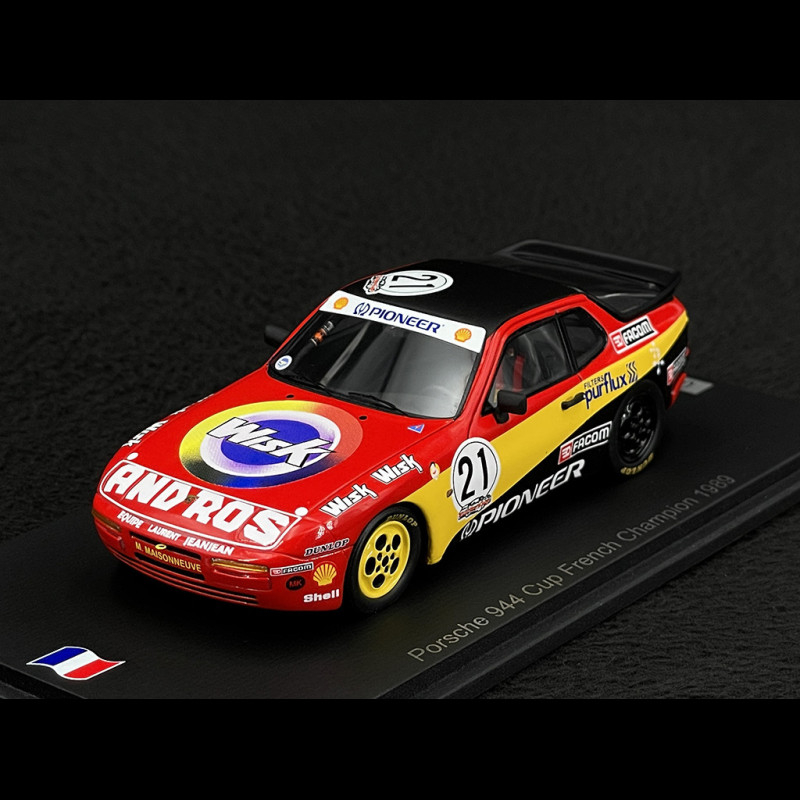 Porsche 944 Cup n° 21 French Turbo Cup Champion 1989 1/43 Spark SF313