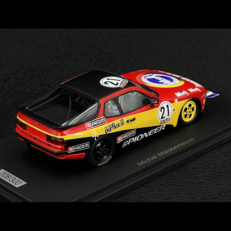 Porsche 944 Cup n° 21 French Turbo Cup Champion 1989 1/43 Spark SF313