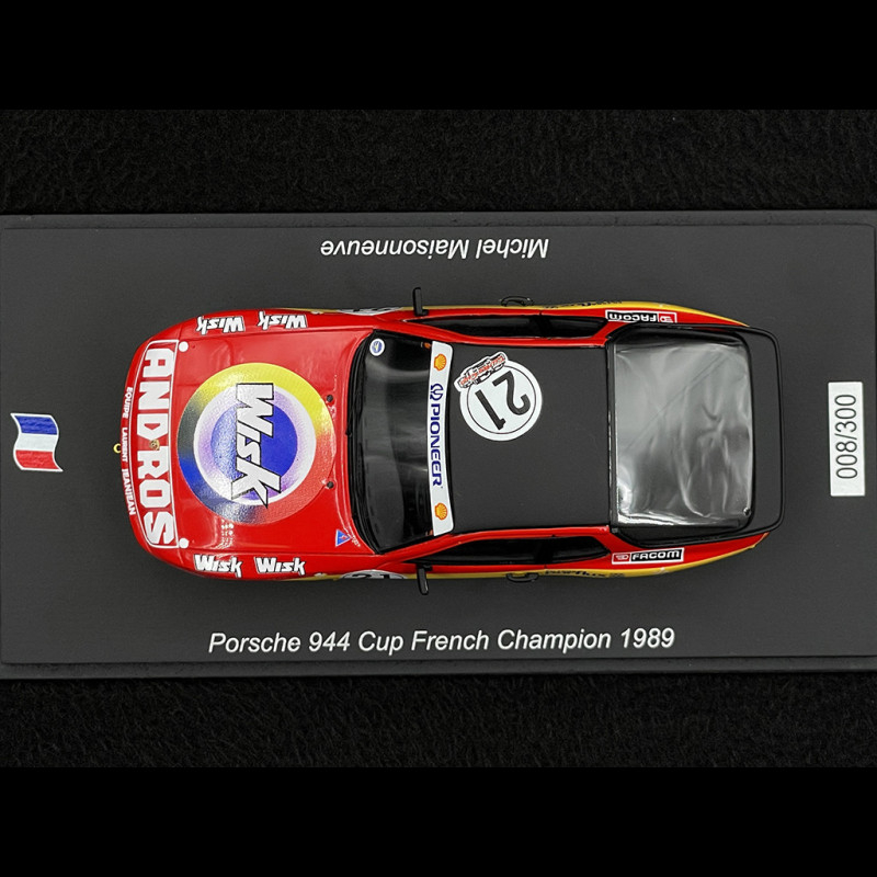 Porsche 944 Cup n° 21 French Turbo Cup Champion 1989 1/43 Spark SF313