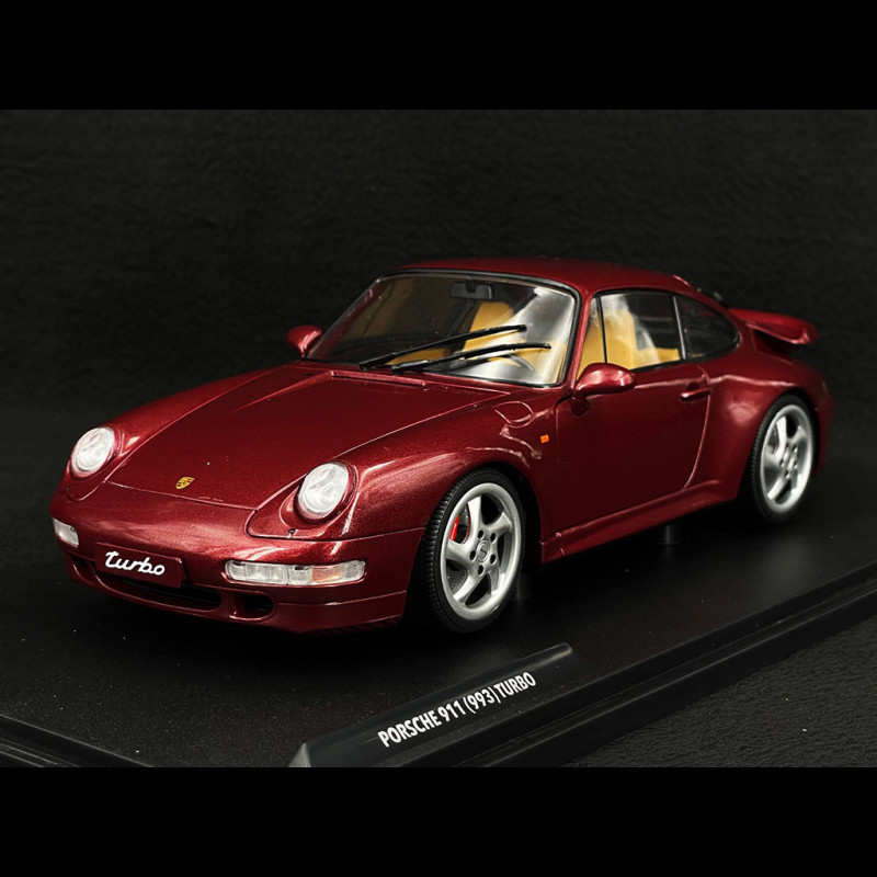 Porsche 911 Turbo Type 993 1997 Arena Red 1/18 Solido S1810102