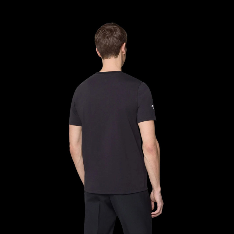 T-shirt Ferrari F1 Puma Écusson Géant Noir Leclerc / Hamilton - Homme ...