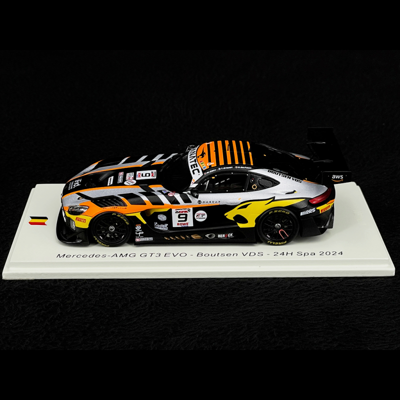 Mercedes-AMG GT3 Evo n°9 24h Spa 2024 1/43 Spark SB793
