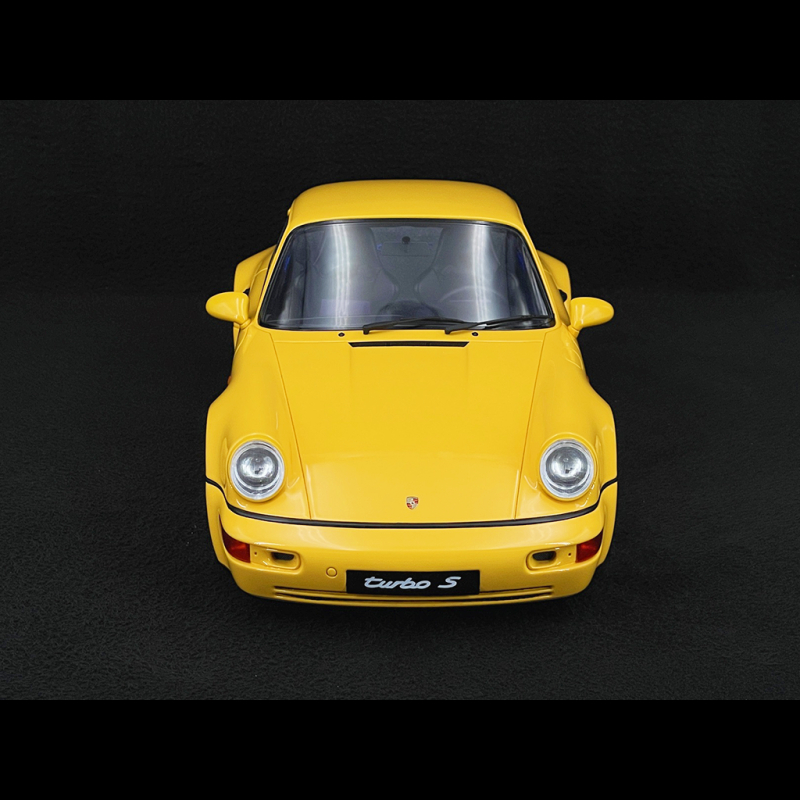 Porsche 911 Turbo S Lightweight Coupé Type 964 1993 Speed Yellow 1:12 ...