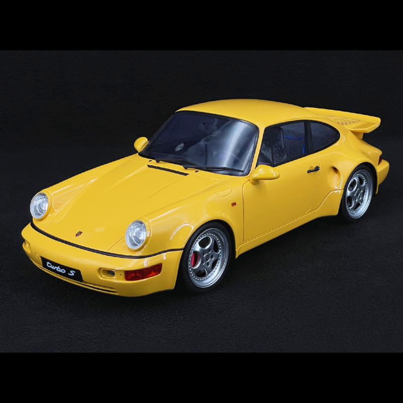 Porsche 911 Turbo S Lightweight Coupé Type 964 1993 Speed Yellow 1:12 ...