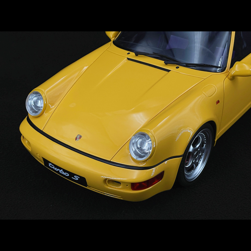 Porsche 911 Turbo S Lightweight Coupé Type 964 1993 Speed Yellow 1:12 ...