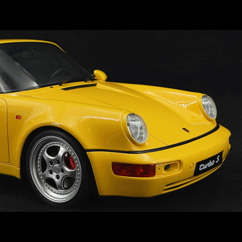 Porsche 911 Turbo S Lightweight Coupé Type 964 1993 Speed Yellow 1:12 ...