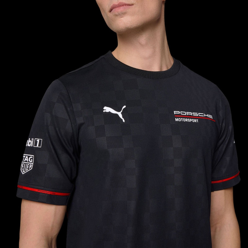 Porsche T-Shirt Motorsport 6 Black – Men WAP435SMSR