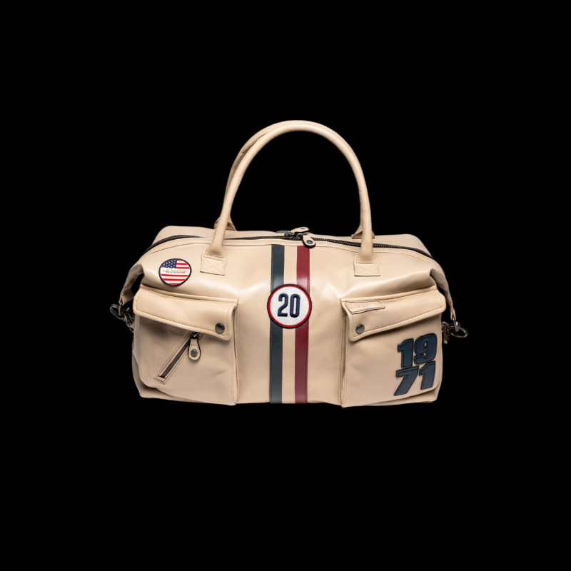 Steve McQueen Set – Liam Leather Jacket + 48H Travel Bag Ecru – 27671 ...