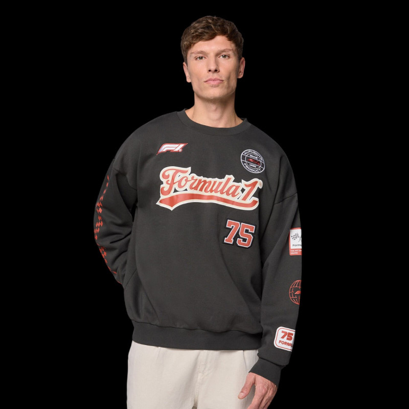 F1 Sweat Heritage 75 Crew Neck Black – 701232741-002