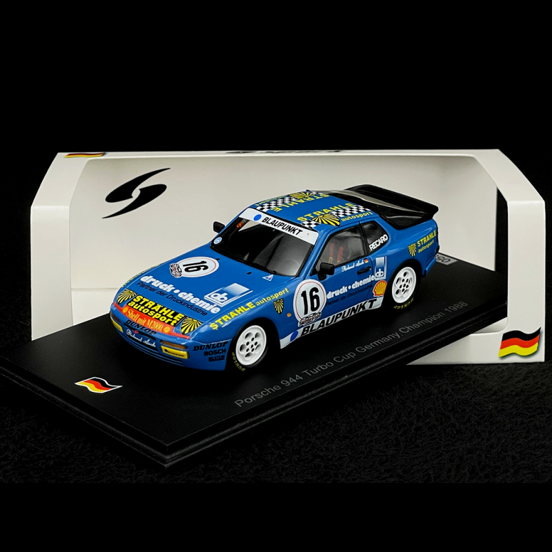 Porsche 944 Turbo Cup N °16 Winner Porsche Cup Germany 1988 1/43 Spark SG622