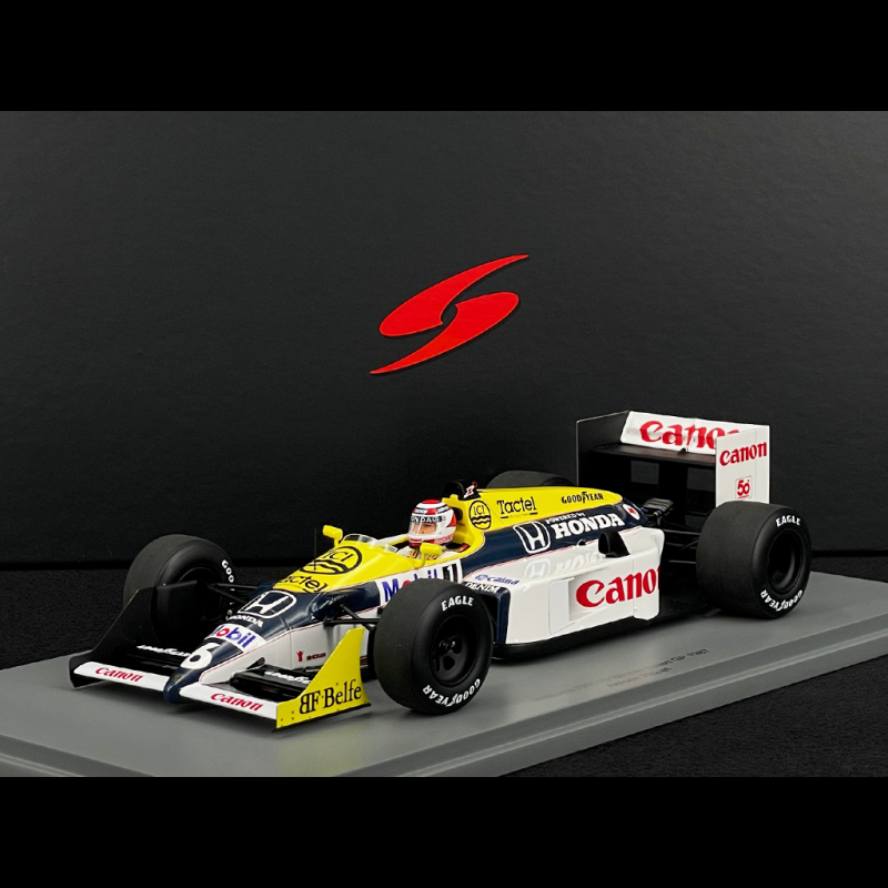 Nelson Piquet Williams FW11B n°6 Vainqueur GP Italie 1987 1/18 Spark 18S739